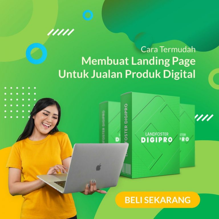Landfoster Digipro Template Landing Page Produk Digital - Andal Digital Shop